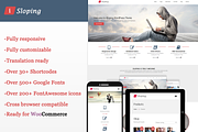 iSloping -Responsive WordPress Theme, a WordPress Template by GbThemes