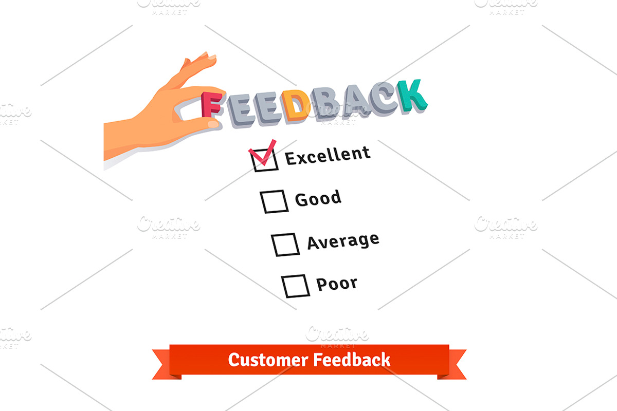 Customer service feedback, a Technology Illustration by Iconicbestiary