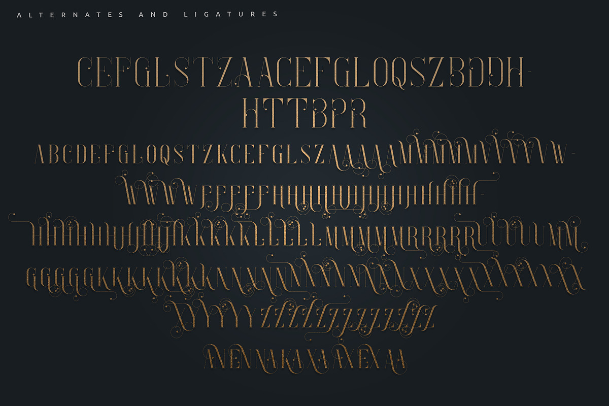 SALE! Enchants - Magical font, a Serif Font by VP Fonts