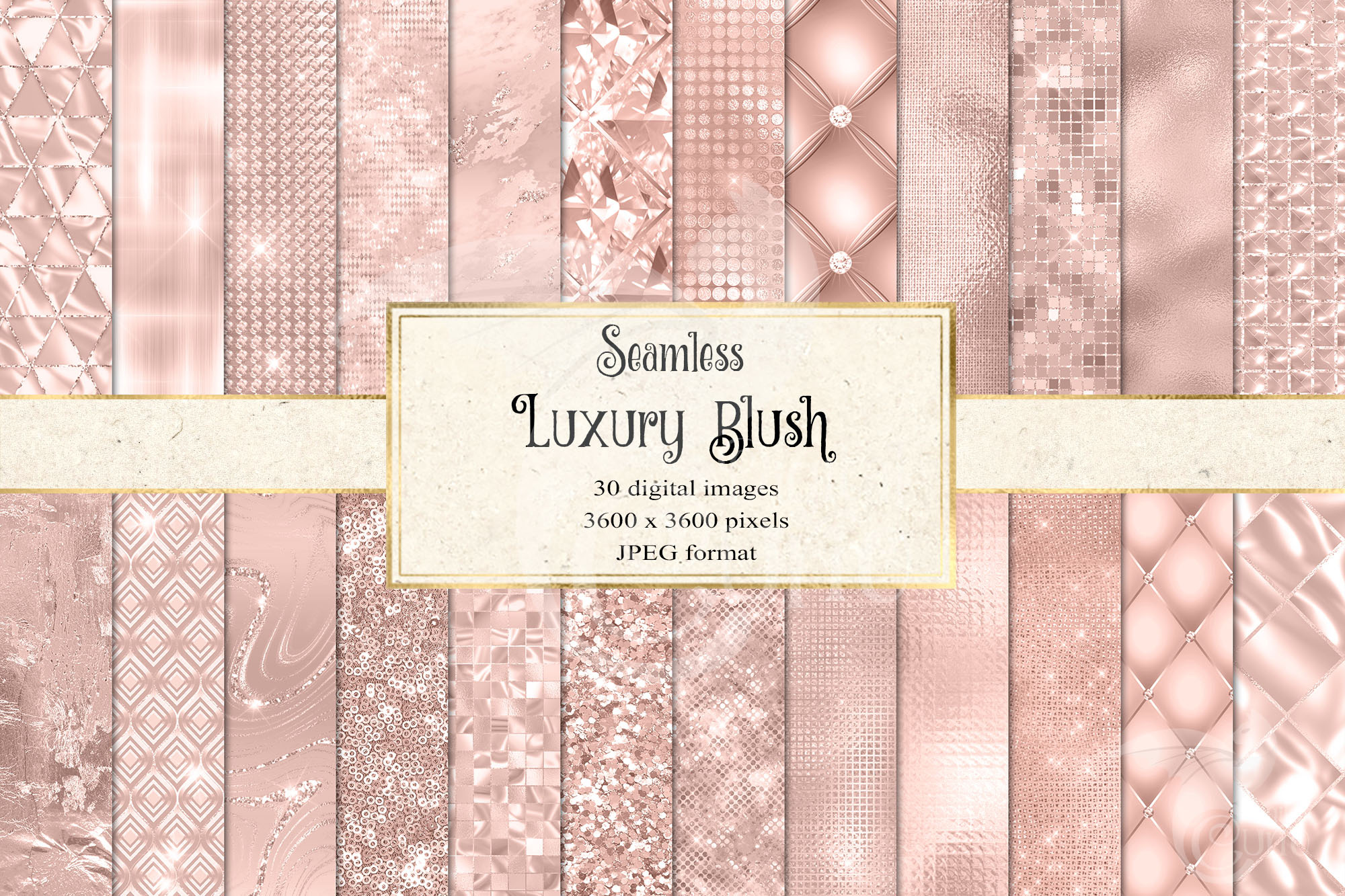 Luxury Blush Textures, a Texture Graphic by Digital Curio | Creative Market