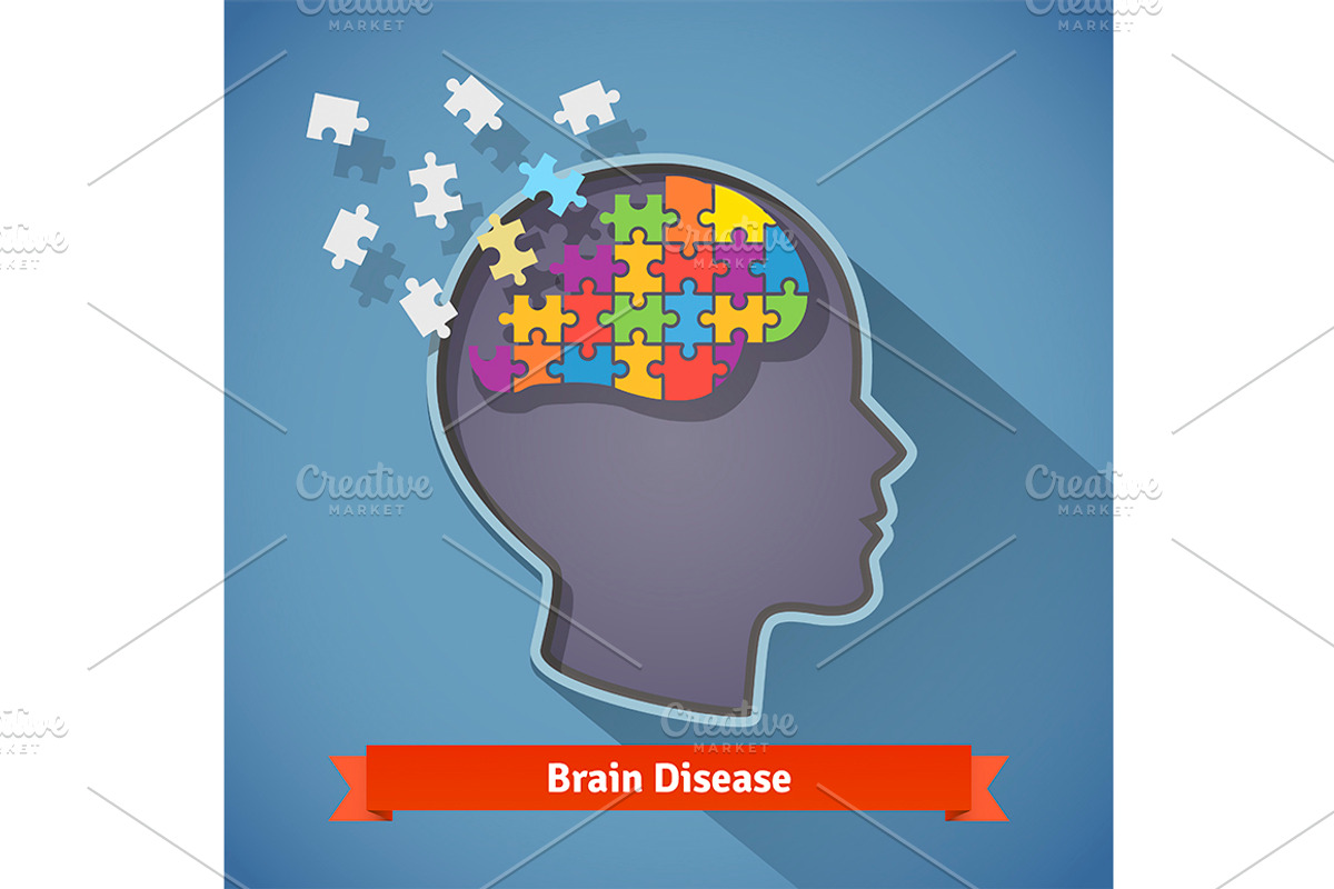 Brain disease, an Icon by Iconicbestiary