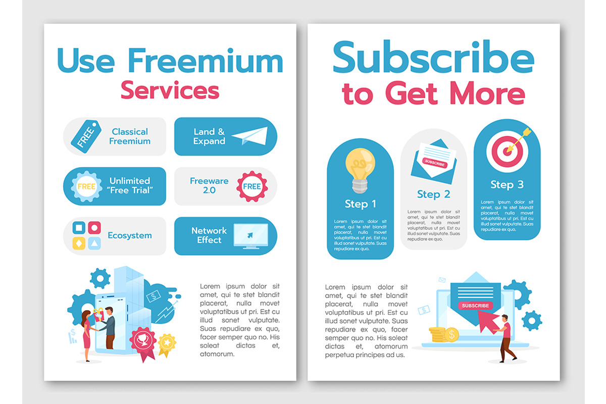 Business models brochure template, a Brochure Template by IMG visuals ...