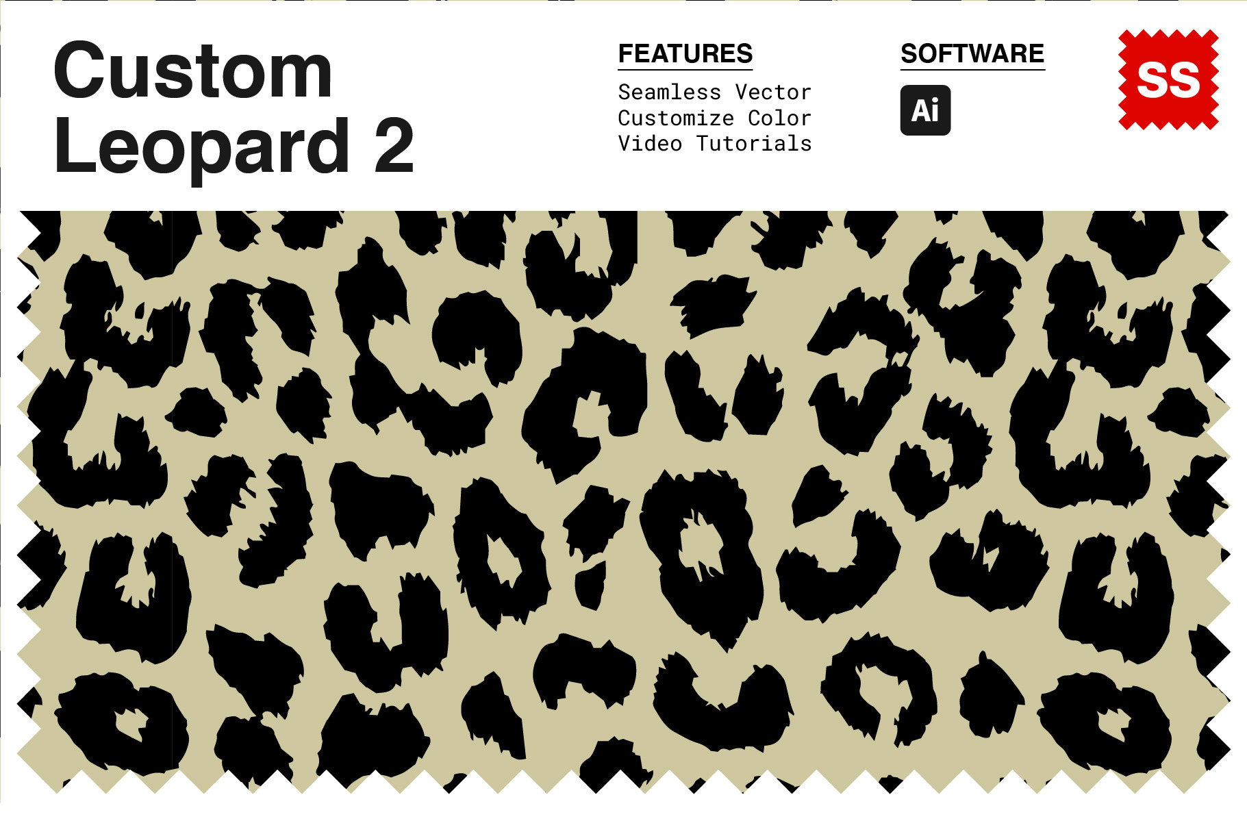 Custom Leopard Seamless Animal Print, a Pattern Graphic by Swatch Supply