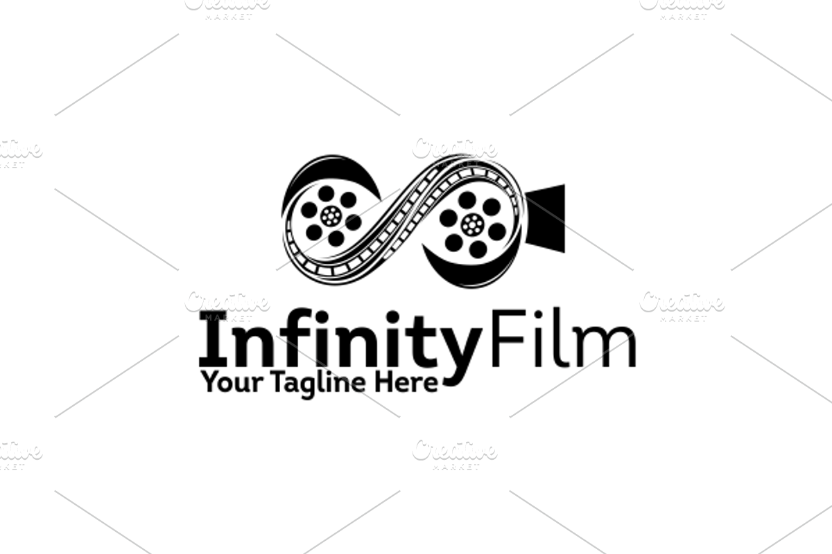 Infinity Film Production logo, a Branding & Logo Template by REDVY CREATIVE