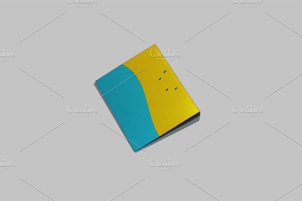 Photorealistic Binder Mockups, an Advertising Mockup by Illusiongraphic