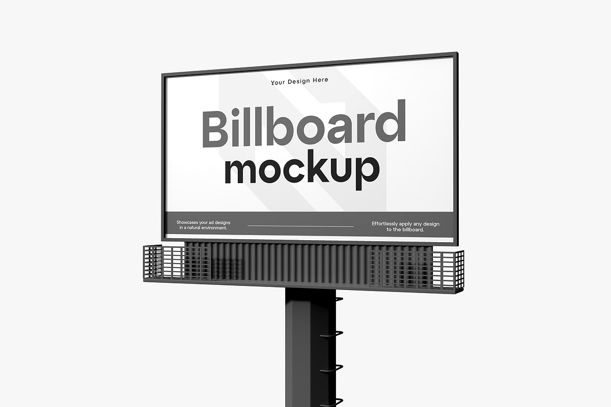 Bulletin Billboard Mockup Template