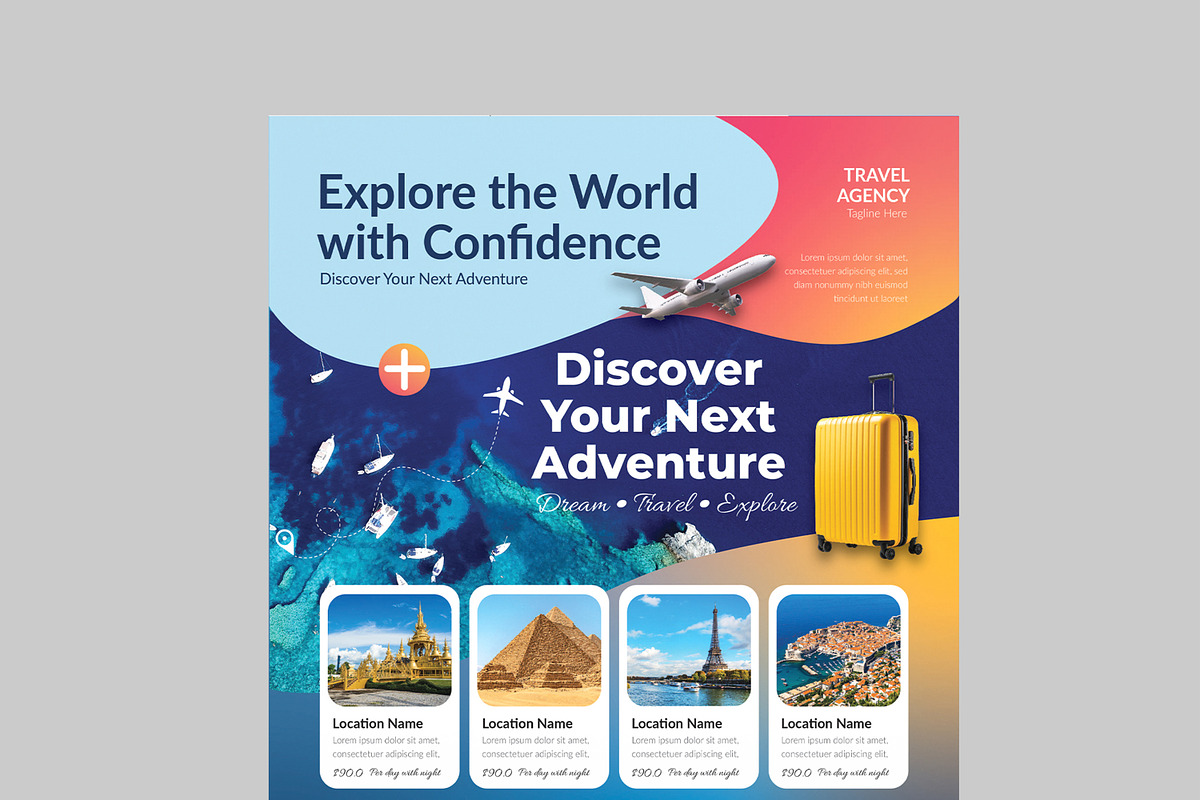 Travel Flyer Honeymoon Package