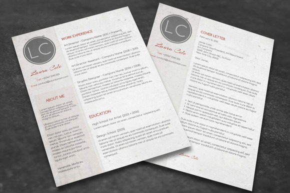Conservative CV + Cover Letter, a Resume Template by Visual Impact