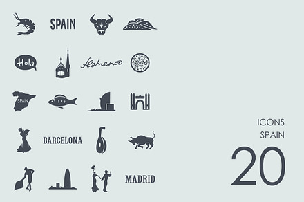 Spain icons, an Icon by Palau