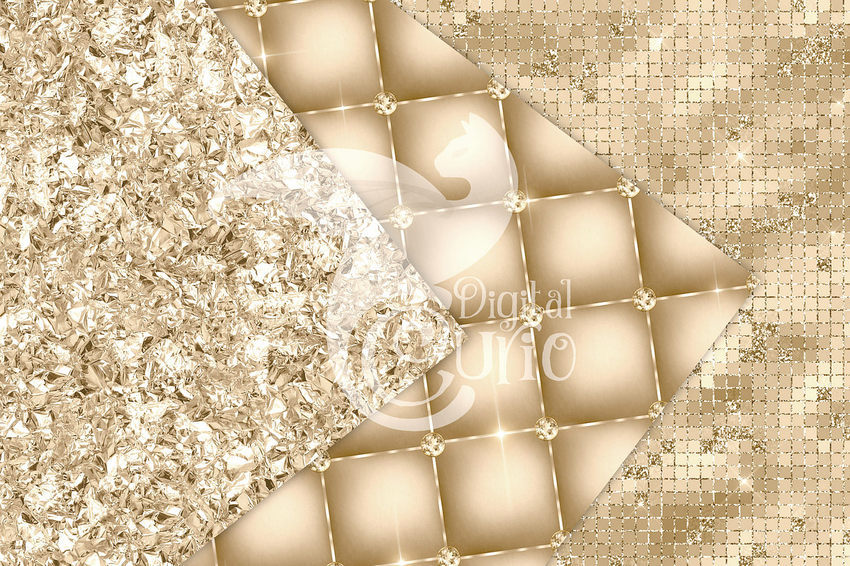 Luxury Champagne Textures, a Texture Graphic by Digital Curio