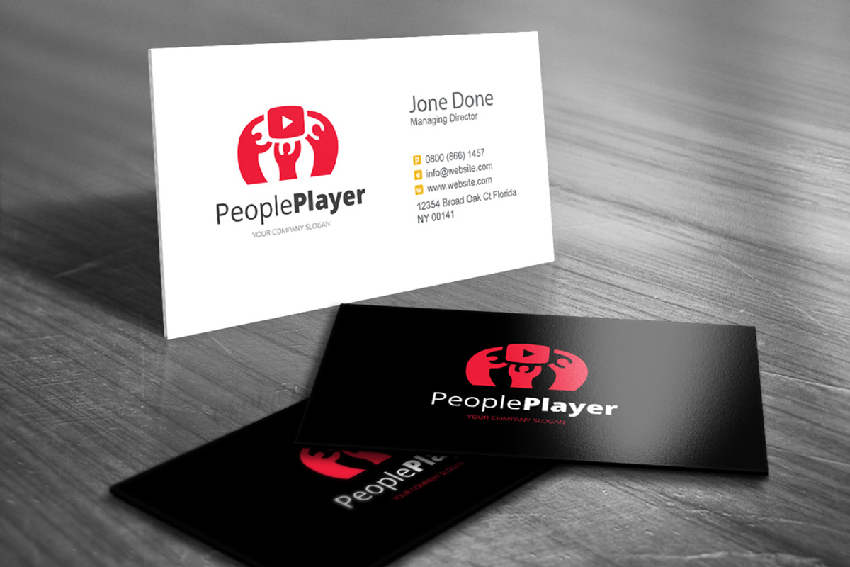 People Player, a Branding & Logo Template by Vectorwins Premium Shop
