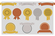 Gold, Silver & Bronze Awards, an Object Graphic by Dean Usher