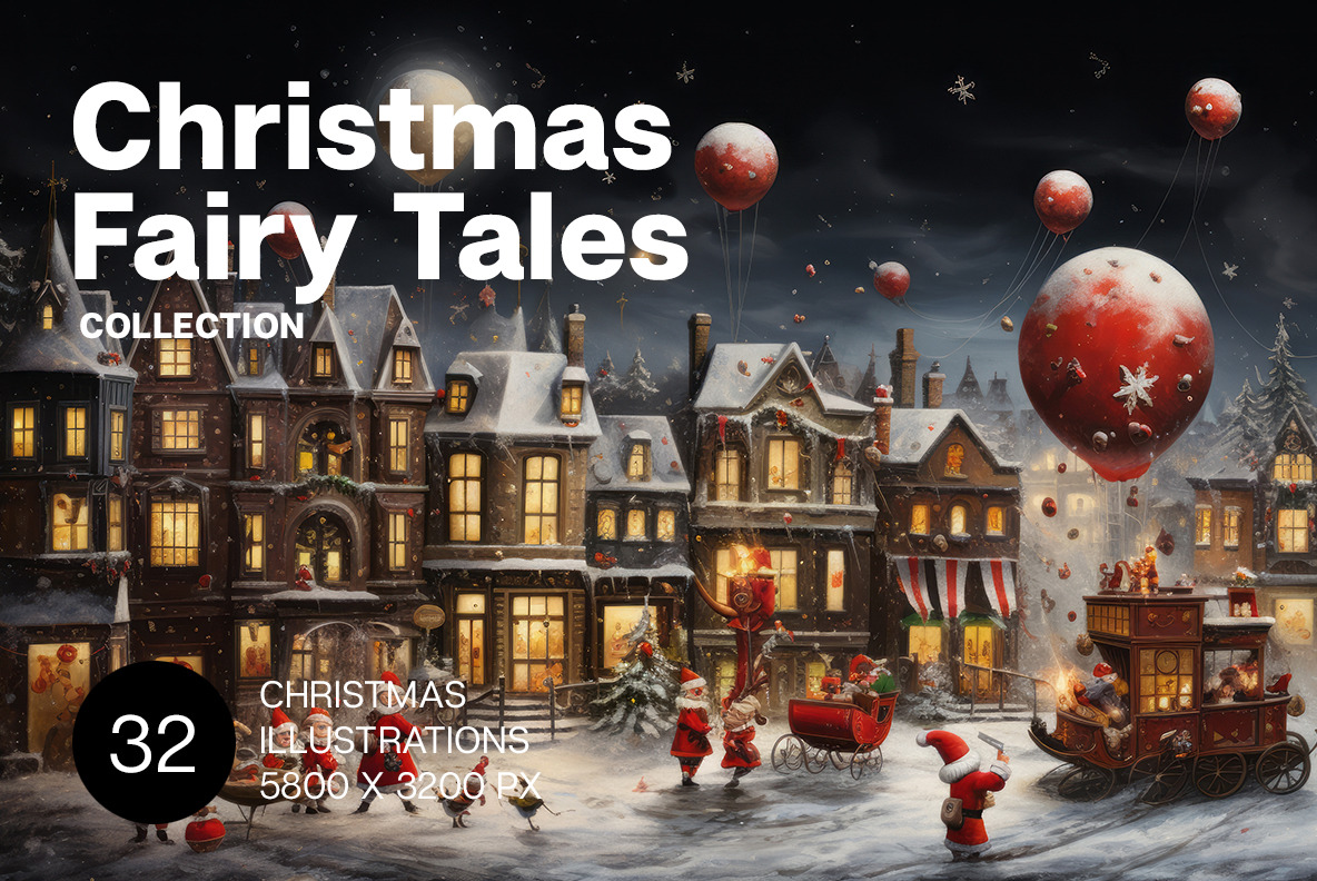 Christmas Fairy Tales. Collection, a Seasonal Illustration by Handmadefont