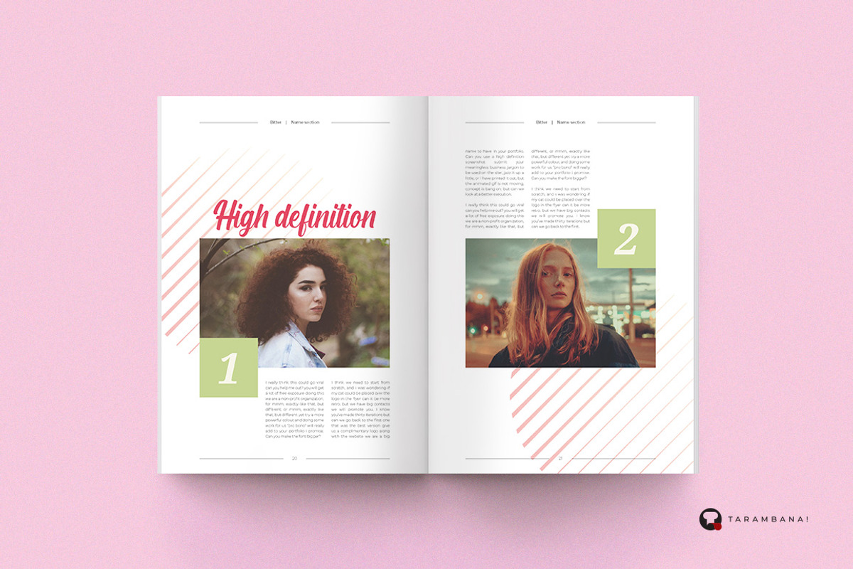 Bitter - Magazine Template, a Magazine Template by Plan B
