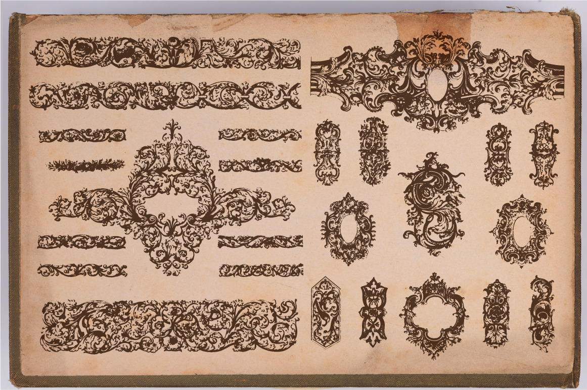 80 Hand Drawn Baroque Style elements | Graphic Objects ~ Creative Market