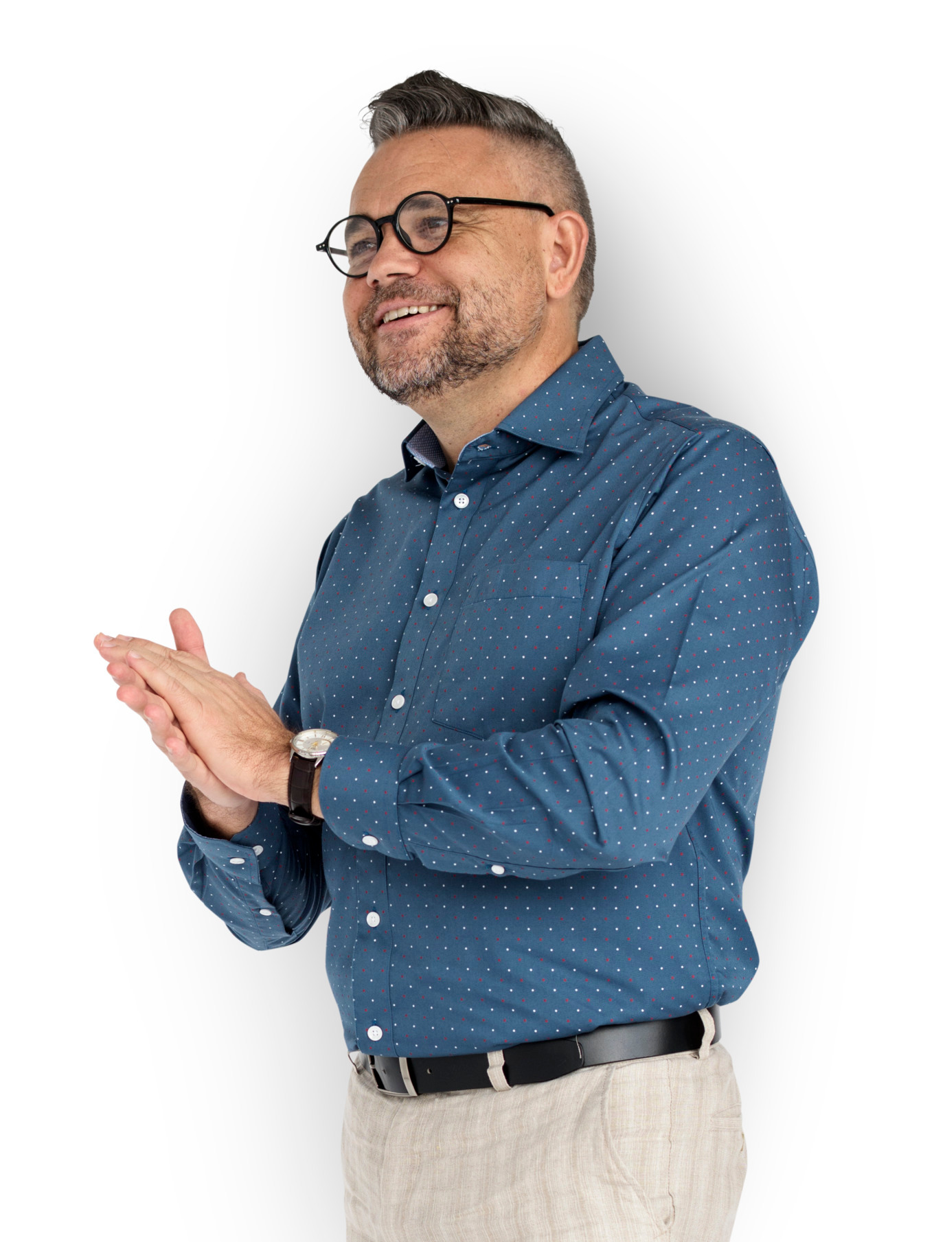Man casual clapping hands png featuring png, layer, and studio, a ...