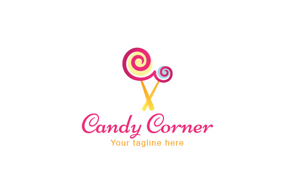 Candy Corner-Creative Swirl Shape, a Branding & Logo Template by VecRas