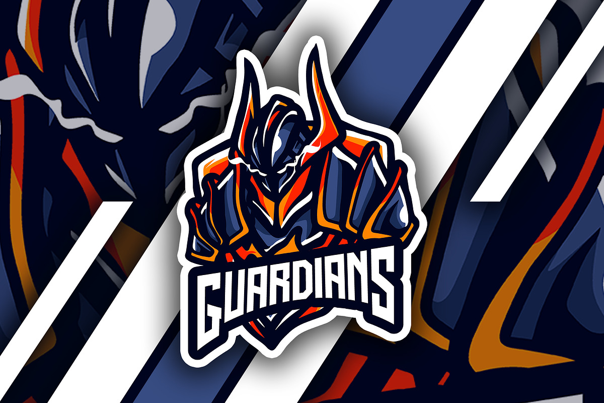 guardians - Mascot & Esports Logo, a Branding & Logo Template by AQR Studio