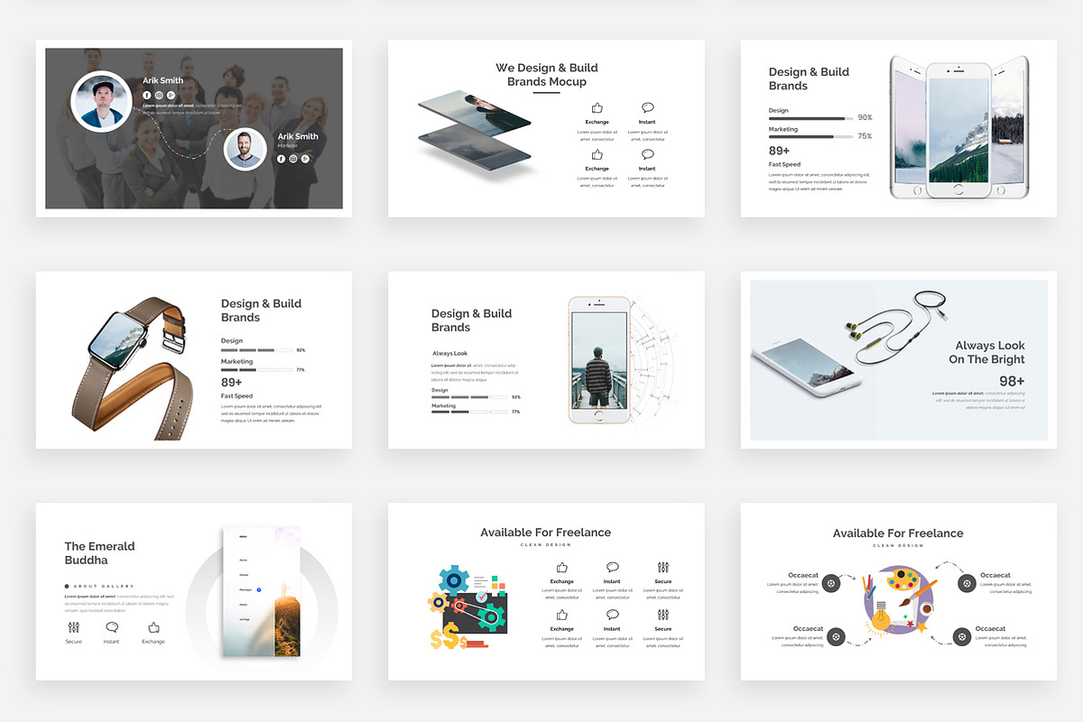 Orley Creative Powerpoint Template, a Presentation Template by One ...