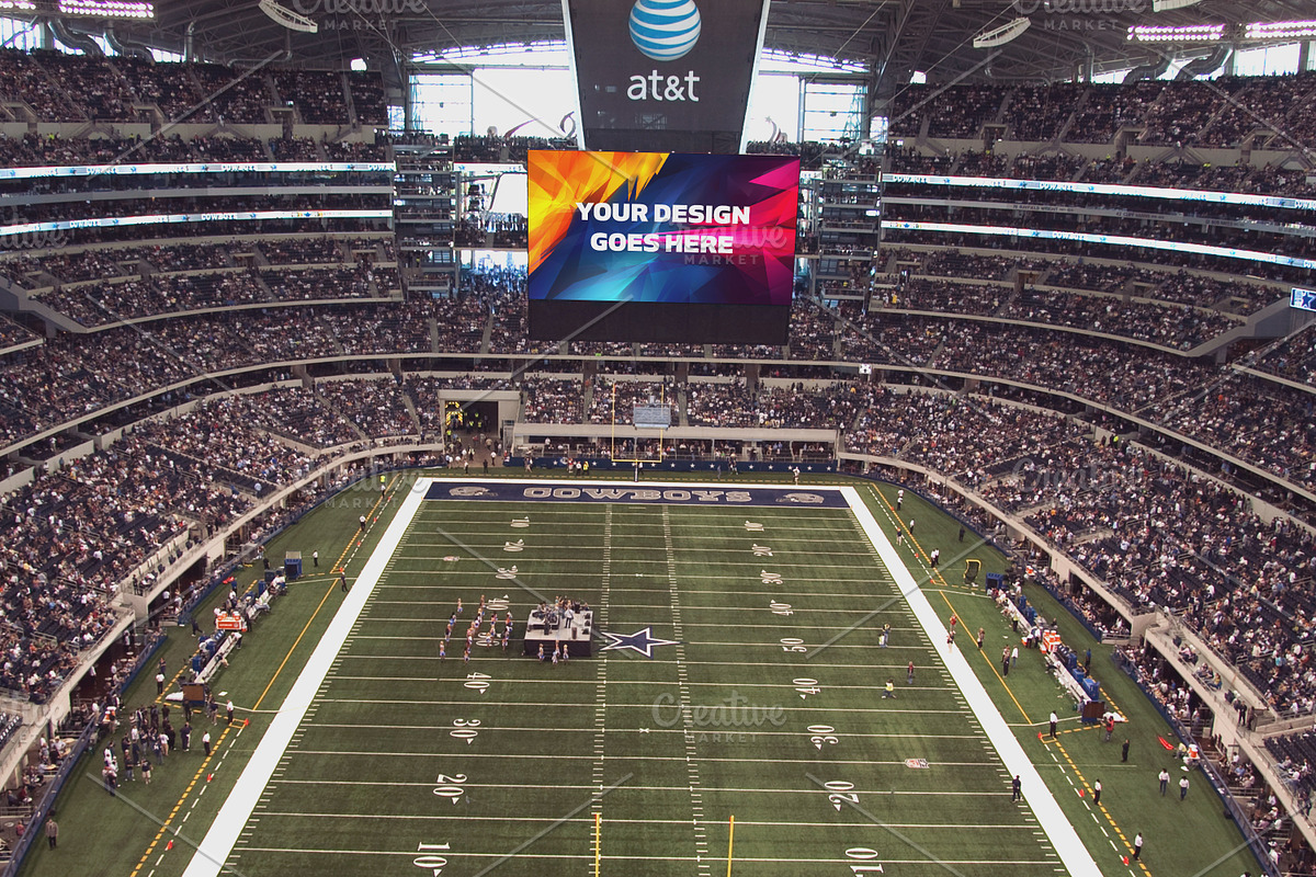 NFL Stadium Display Mock-up Pack #1, a Mockup by vraiana