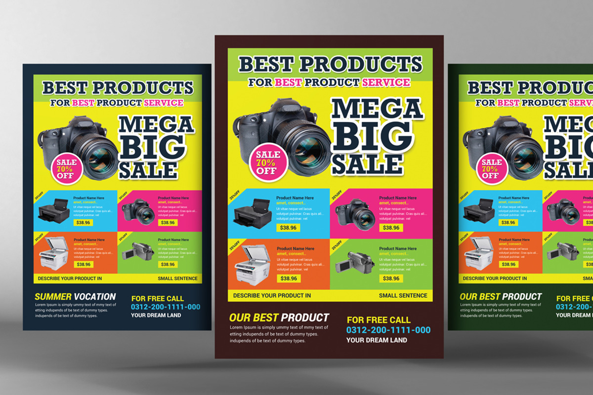 Product Promotion Flyer, a Flyer Template by graphicforest