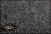 Hair Salon Objects Set, an Object Graphic by BALABOLKA