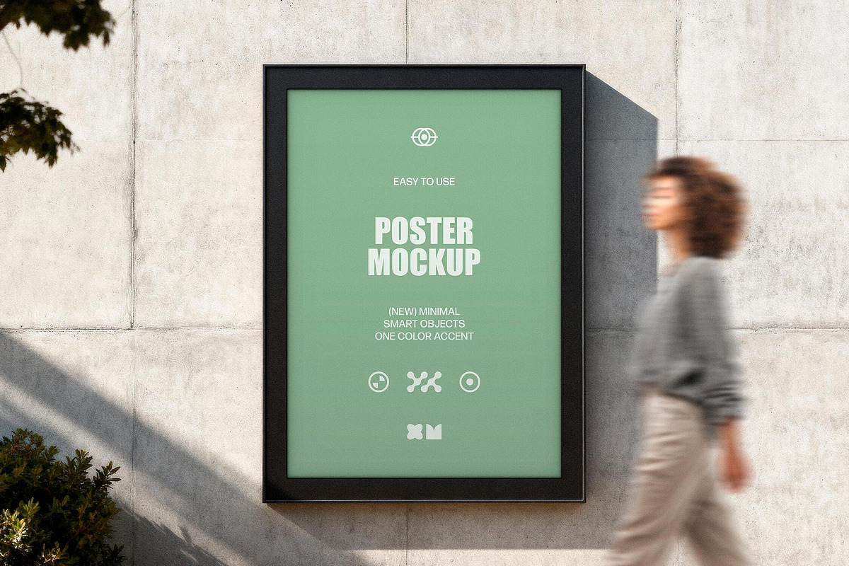 Street Poster Mockup, an Advertising Mockup by Design Squad