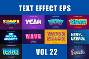 Editable Eps Text Effect Vol 22