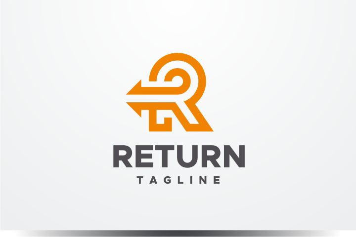 Return - Letter R Logo, a Branding & Logo Template by yopie