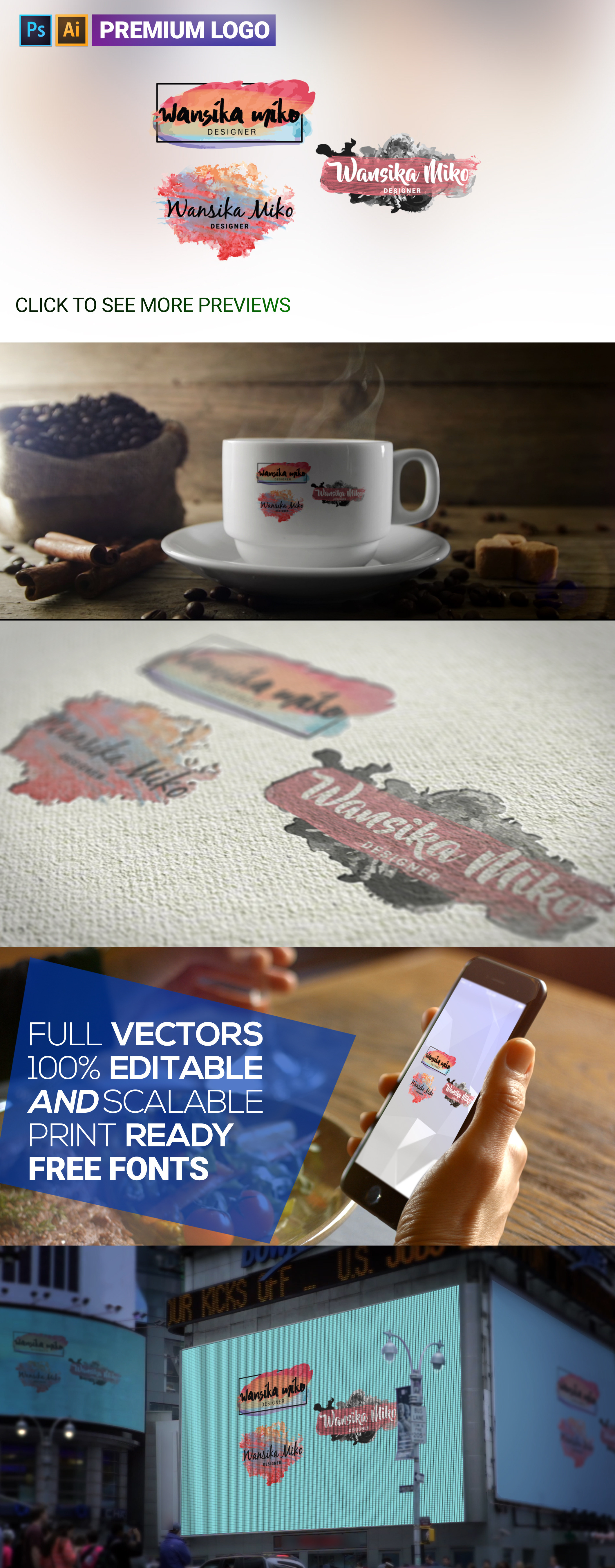 Mobile Application Logos, a Branding & Logo Template by Graphicspixel