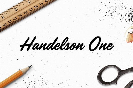 Handelson Three | Script fonts ~ Creative Market