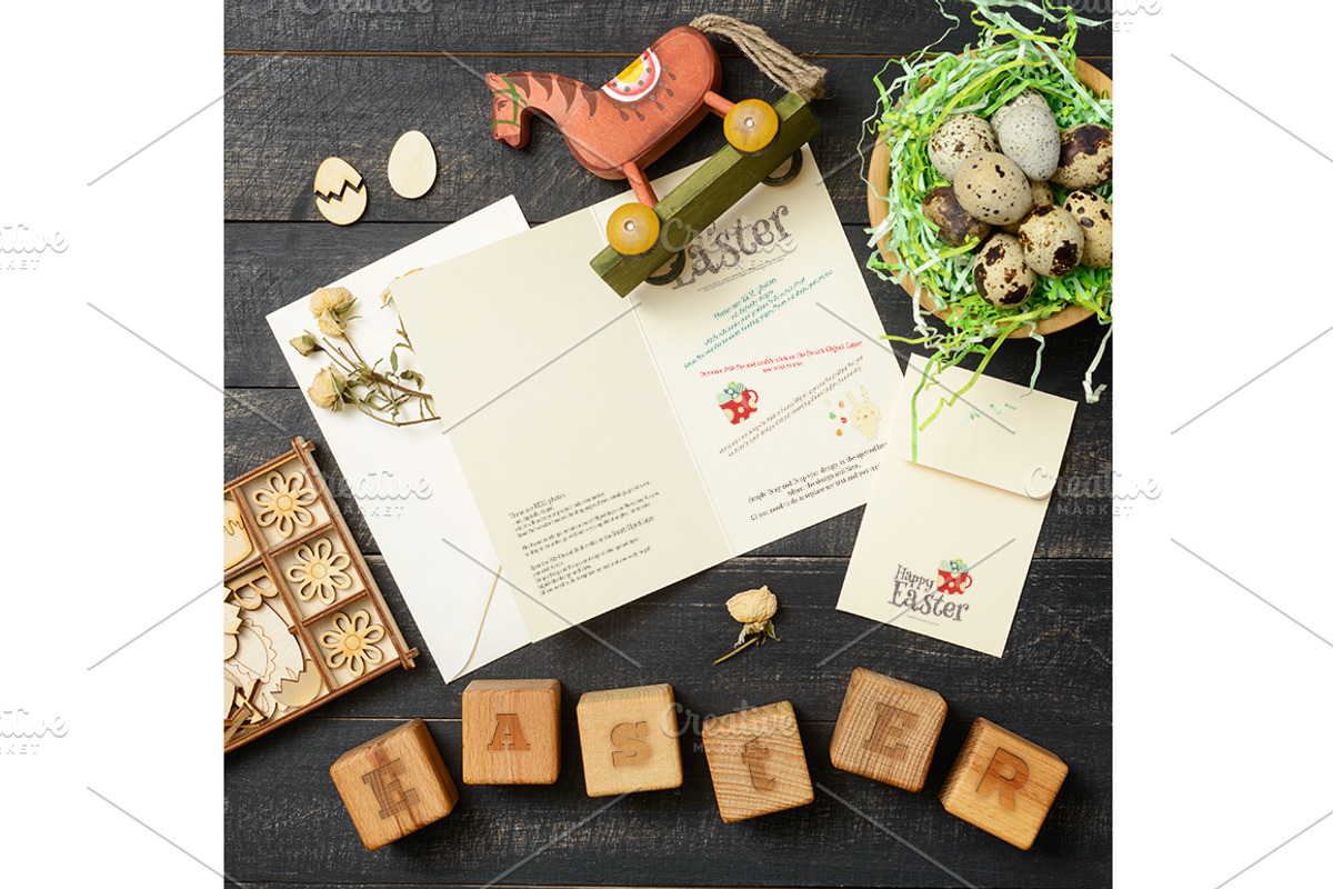 Easter Mockup, a Product Mockup by ELFIVETROV DESIGN