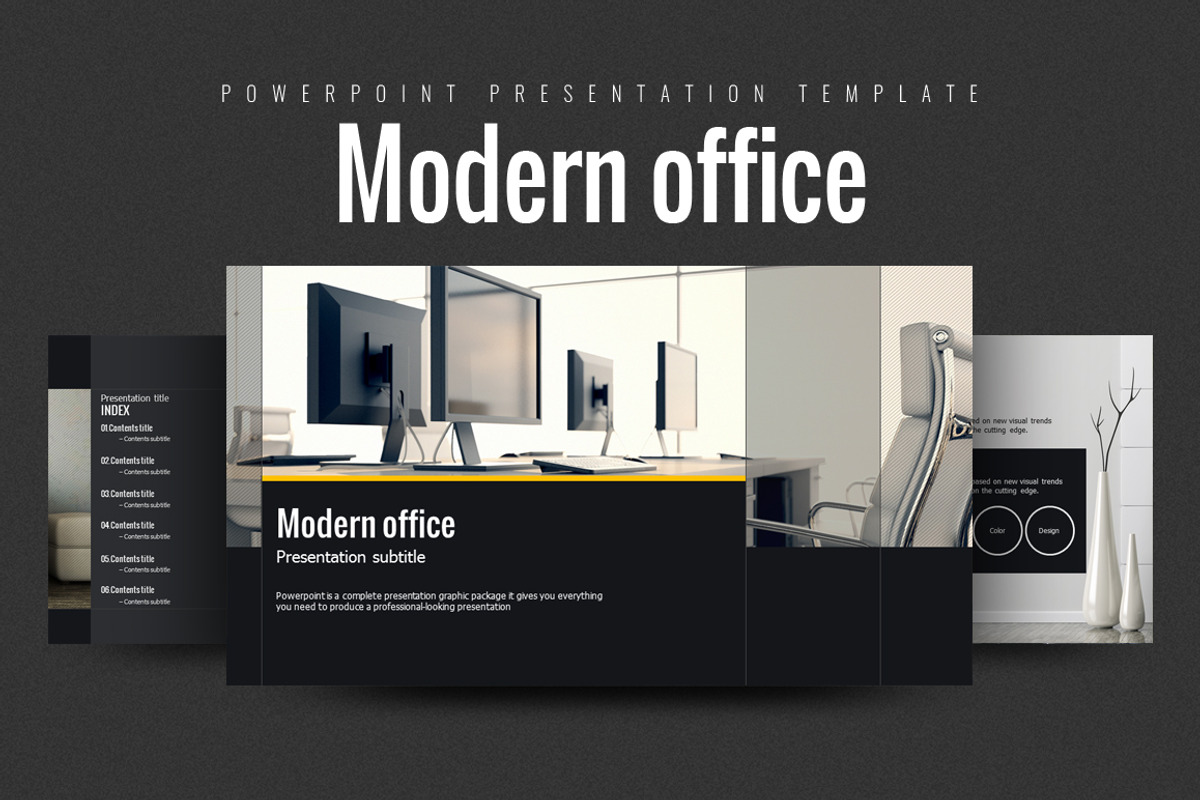 Modern Office, a Presentation Template by GoodPello