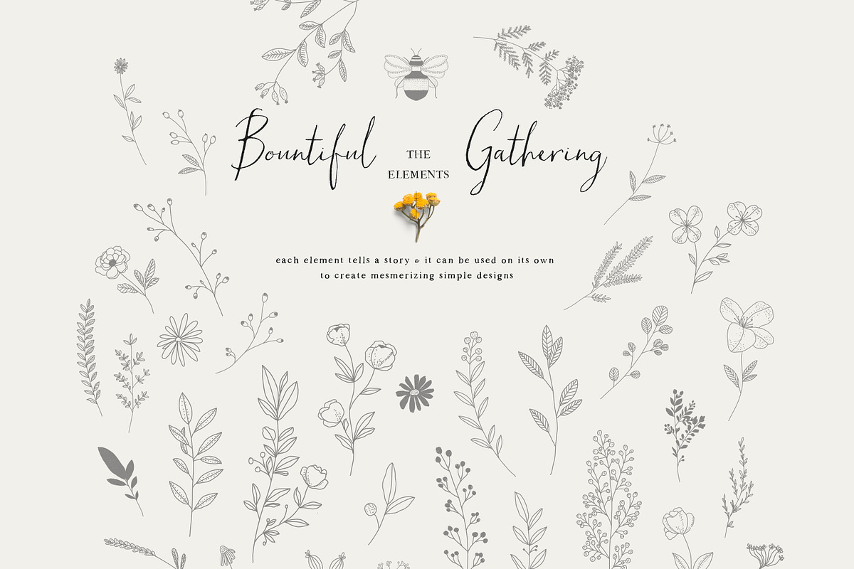 Bountiful Gathering - Collection, an Illustration by Isabelle Salem