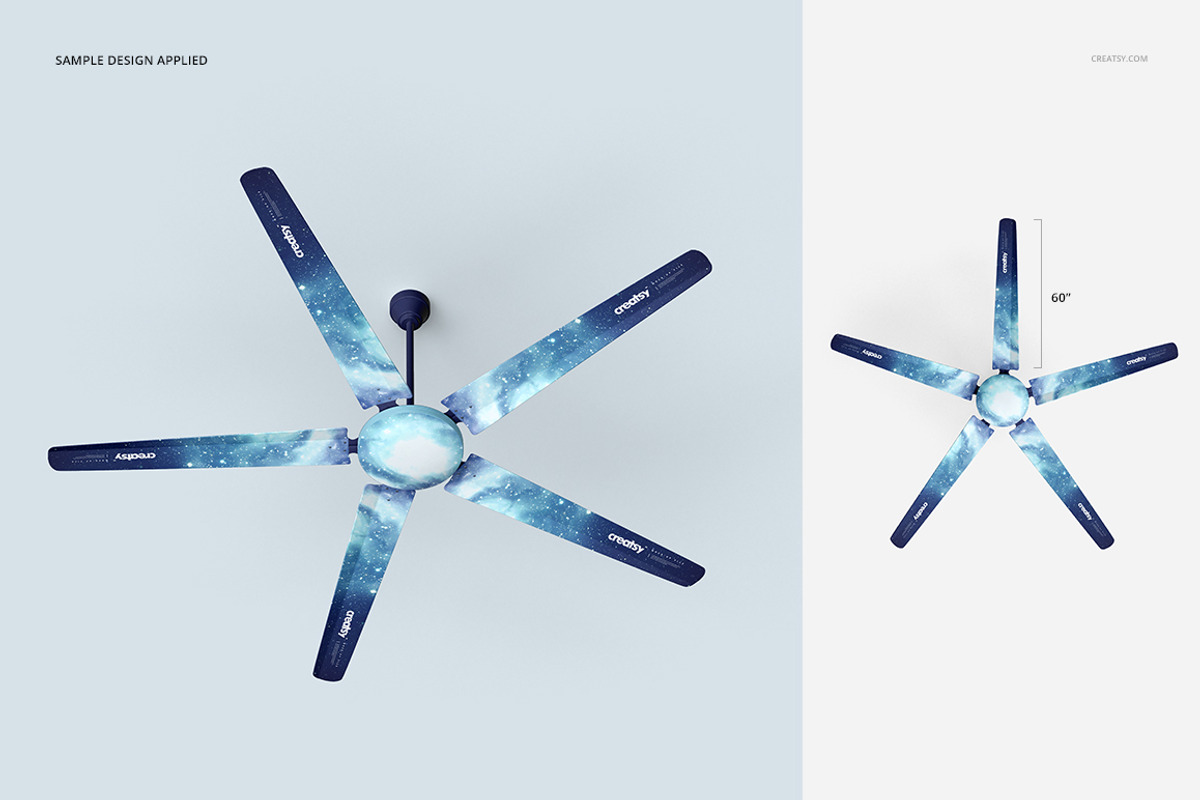 Fan Mockup Set Many Types, a Product Mockup by creatsy2