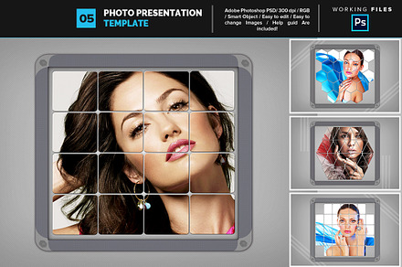 Photo Collage Template 09, a Graphic by Layout Design