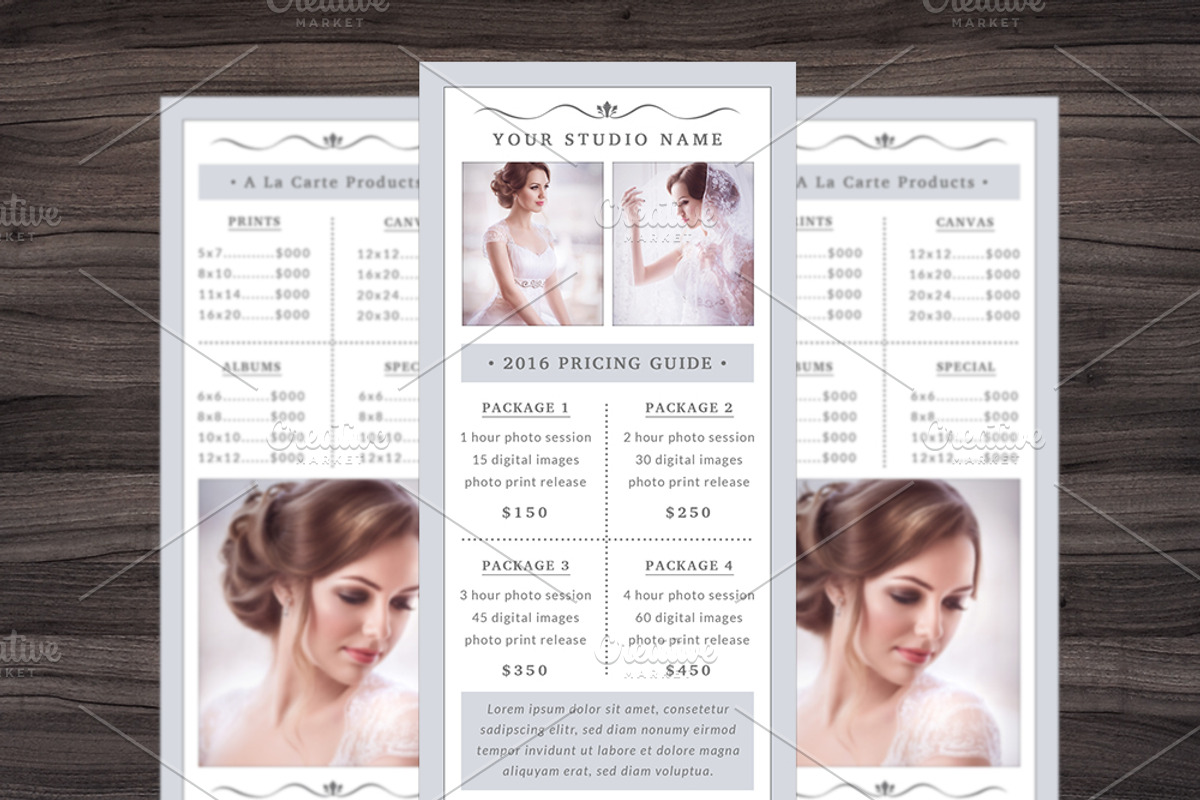 Photography Rack Card Template, a Flyer Template by NM-Design-Studio