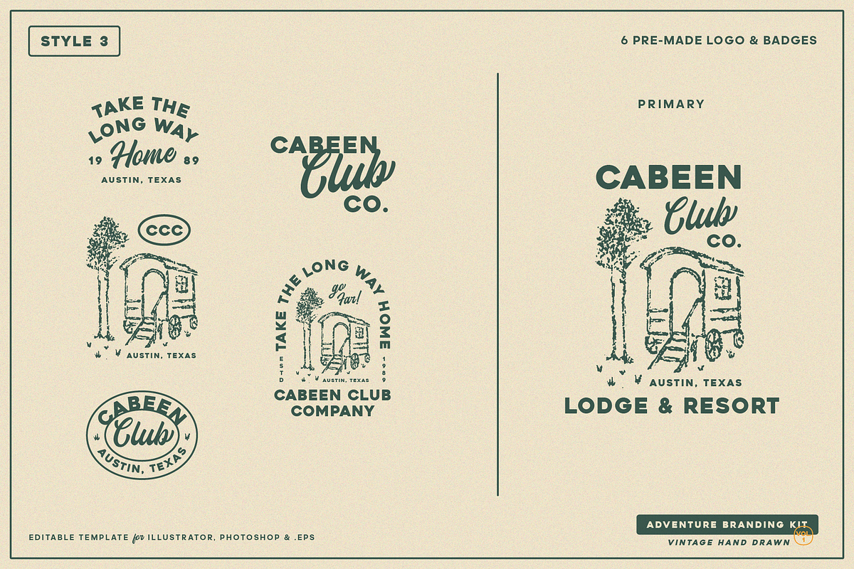 Adventure Branding Kit, a Branding & Logo Template by Refolve Design