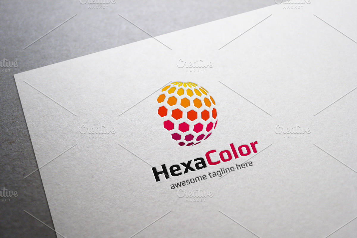 Hexa Color Logo, a Branding & Logo Template by XpertgraphicD