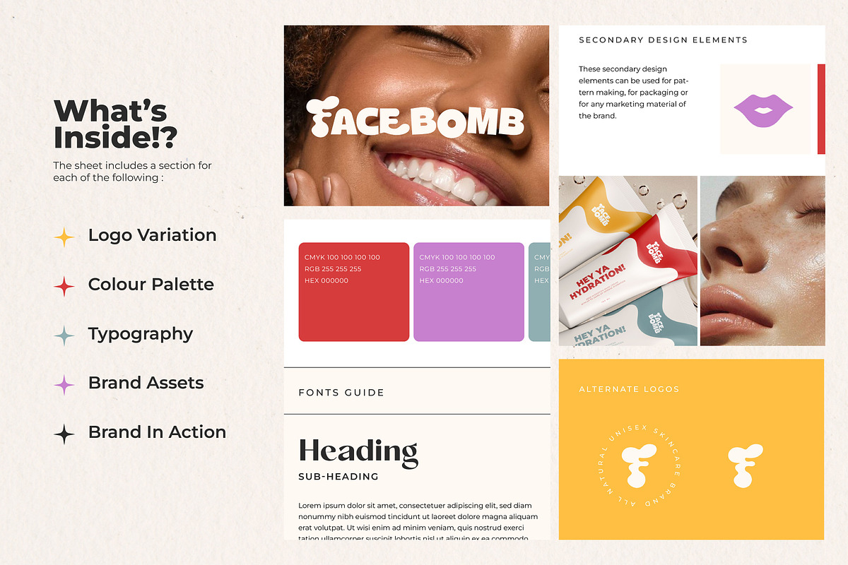 Canva Brand Guideline Template, a Branding & Logo Template by Naveera Aftab