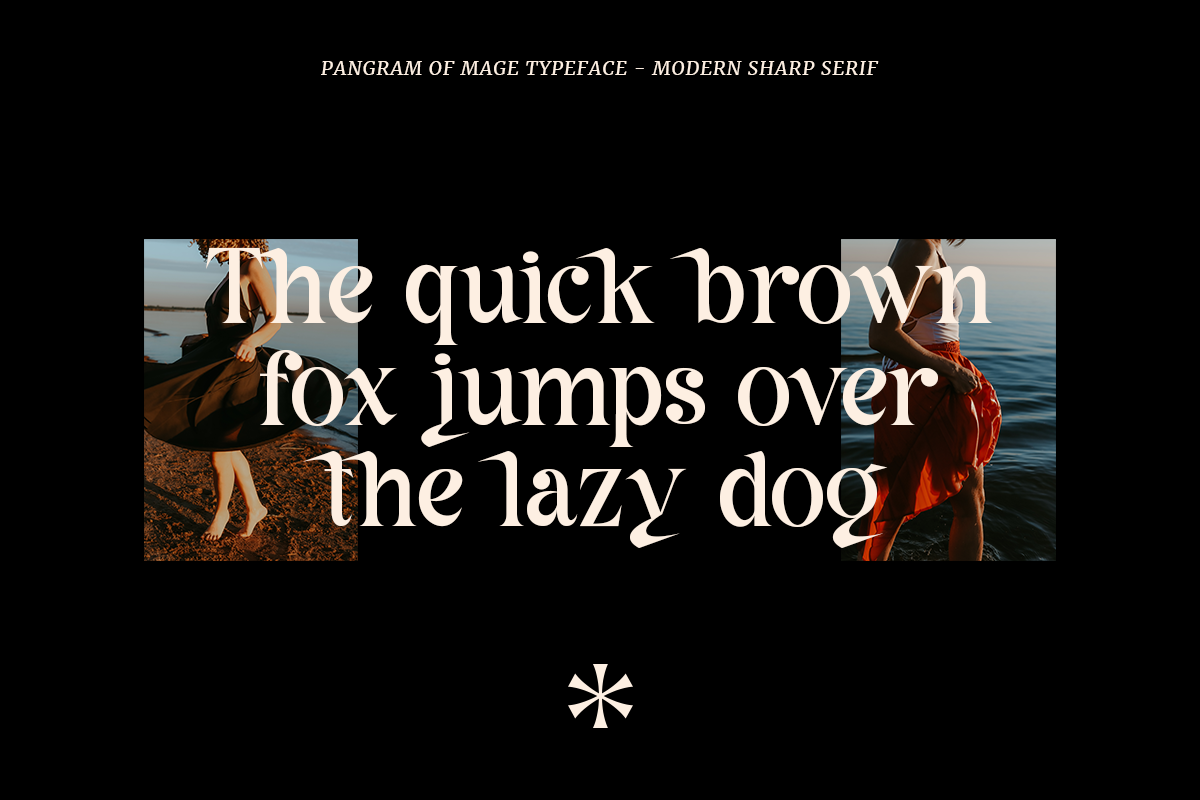 Mage - Modern Sharp Serif, a Serif Font by Pandeka Studio | Creative Market
