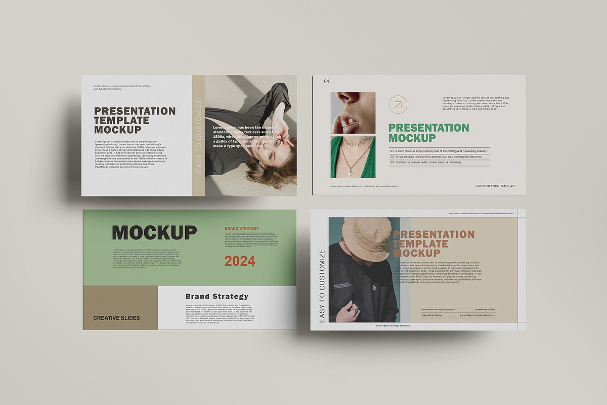 Slides Presentation Mockups