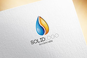 Solid Logo Template, a Branding & Logo Template by dien96 | Creative Market