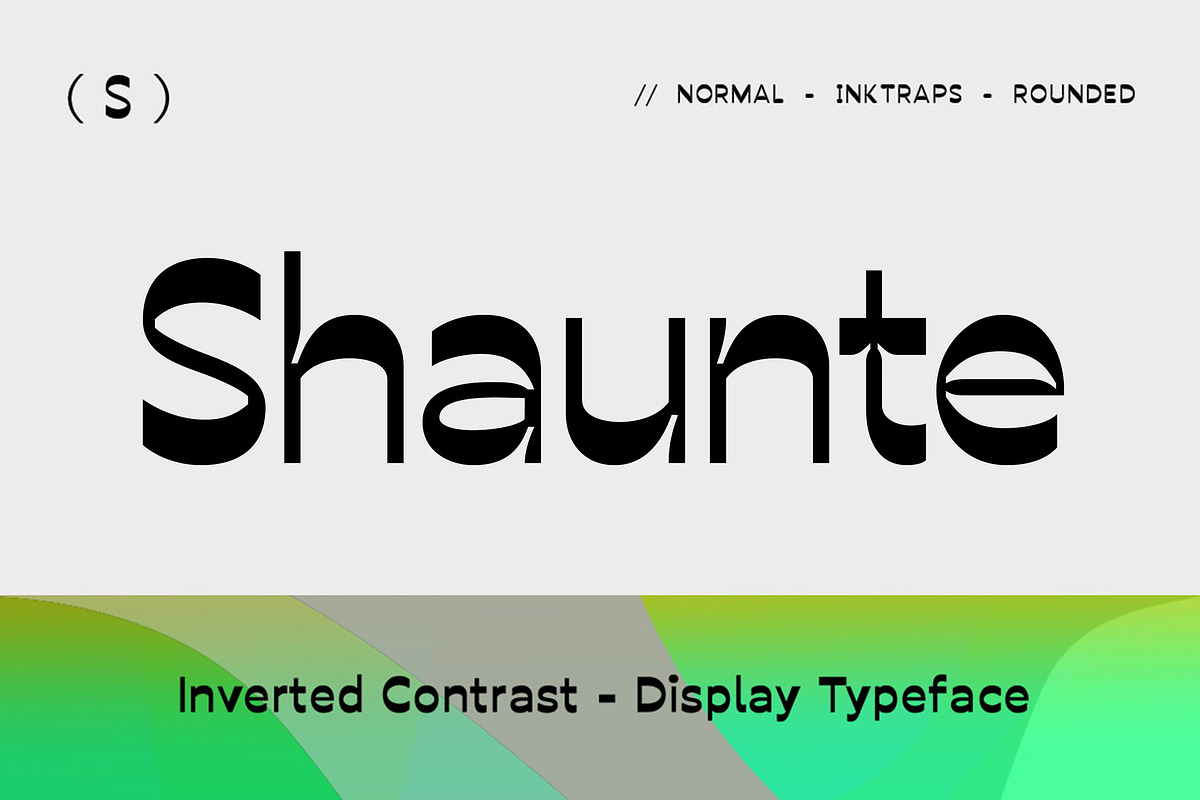 Shaunte Typeface, a Sans Serif Font by Seniors