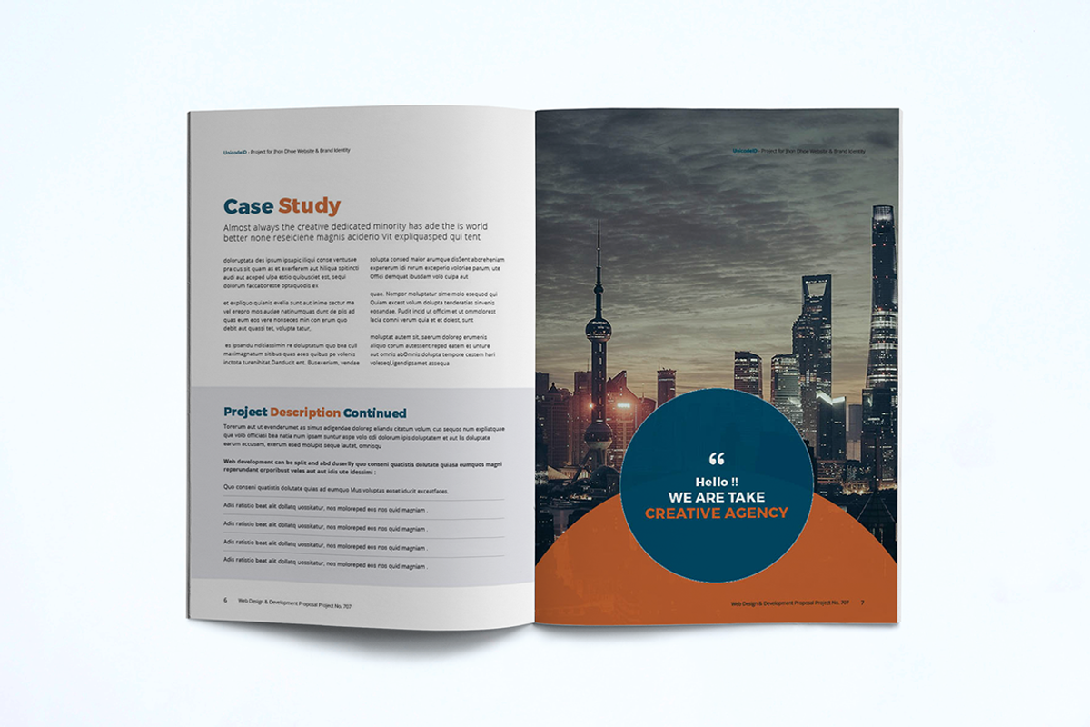 Proposal File Template, a Brochure Template by UnicodeID