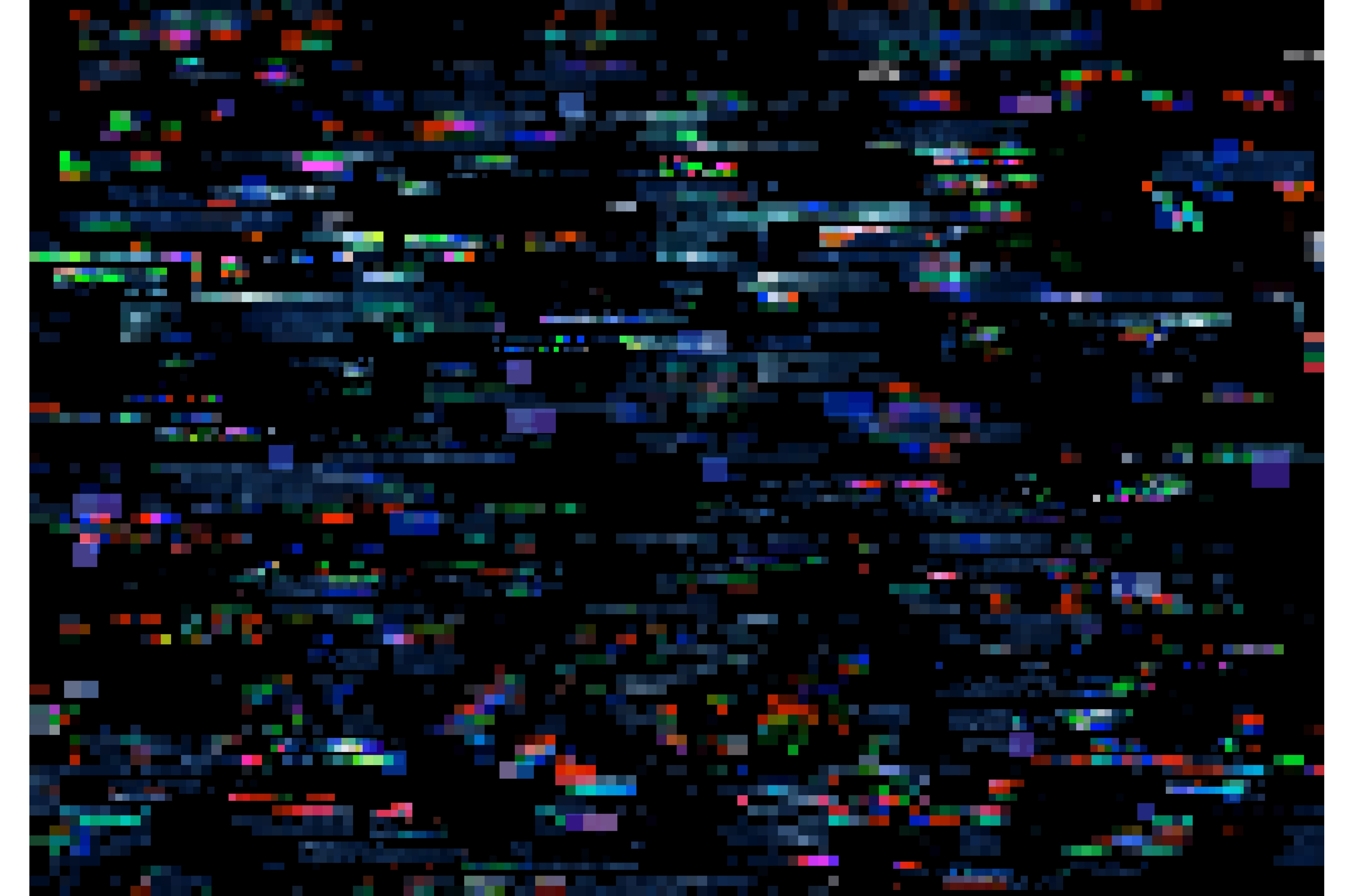 Glitch background pixels, screen, a Technology Illustration by Vector ...