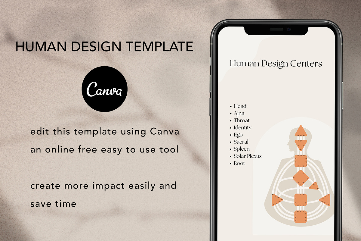 Human Design Instagram Template, a Social Media Template by Backyard Rose