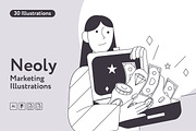 Neoly Marketing Illustrations