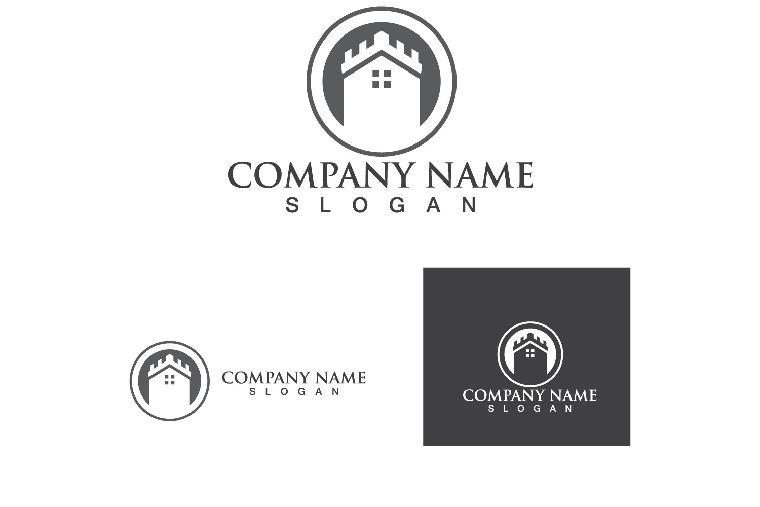 Royal palace castle building logo, a Branding & Logo Template by ...