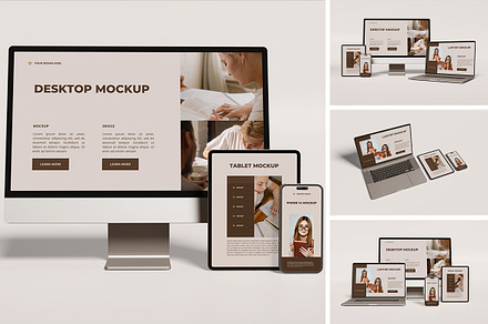 Computer Mockup | Device Mockups ~ Creative Market